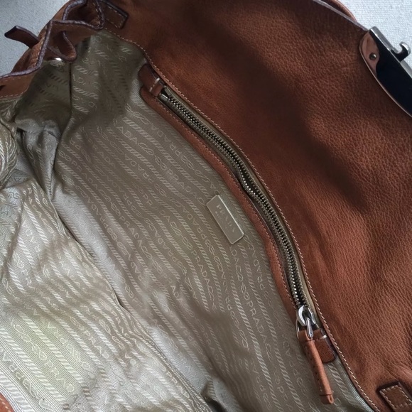 Prada | Bags | Prada Classic Vintage Leather Bag | Poshmark